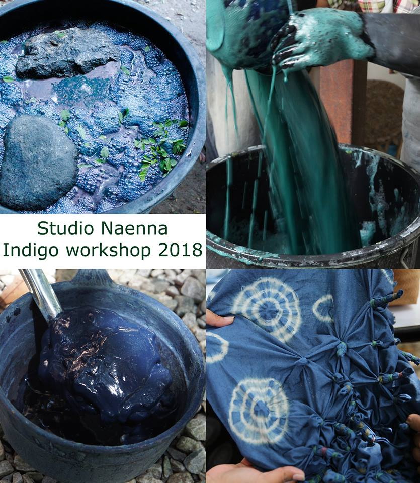 Indigo workshop poster 2018 – Ethical Fashion and Eco Textiles